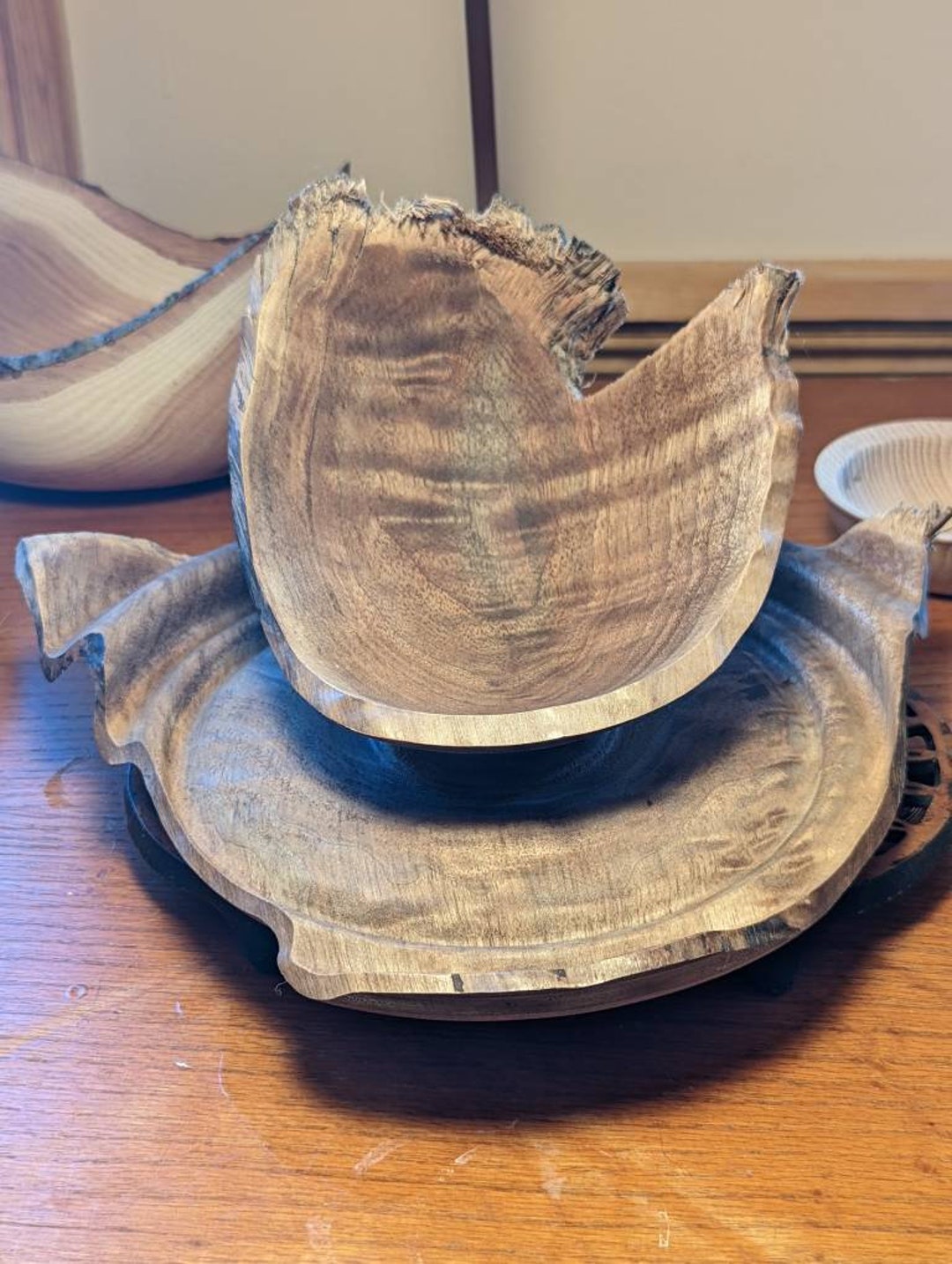 Curly Walnut Sculpture - Etsy