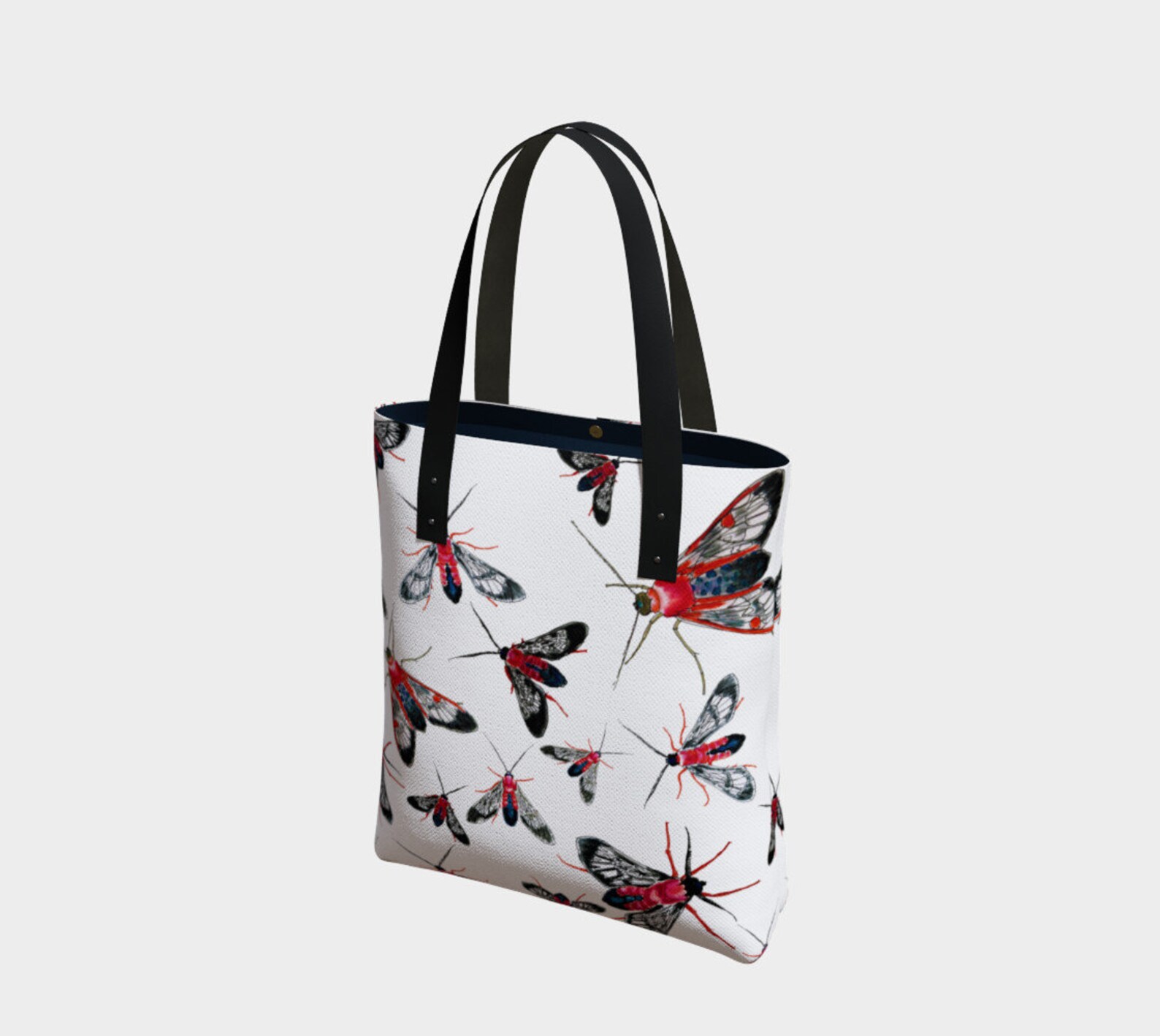 Wasp Moth Urban Tote Bag Insect Purse Shoulder Handbag School | Etsy