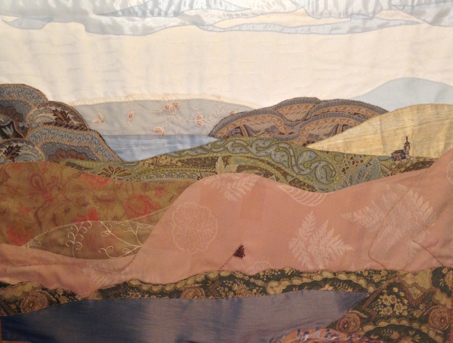 EARTH BEAUTY Fabric Art - Etsy