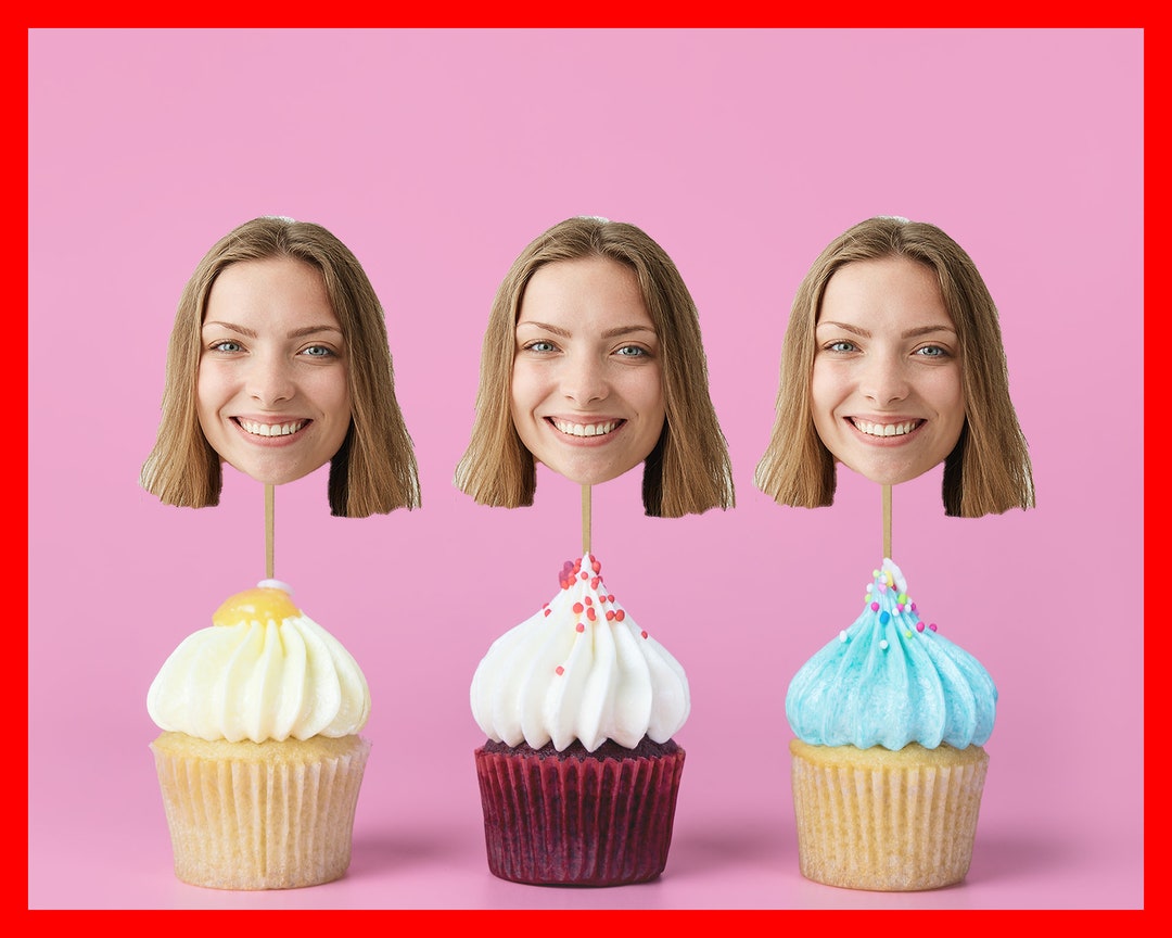 Create a Unique Birthday Celebration With Personalized Face Cupcake ...