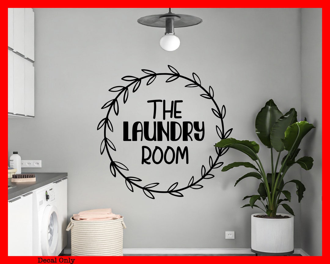 The Laundry Room Decal Wash & Fold so Fresh and Clean Wall Decals Vinyl ...