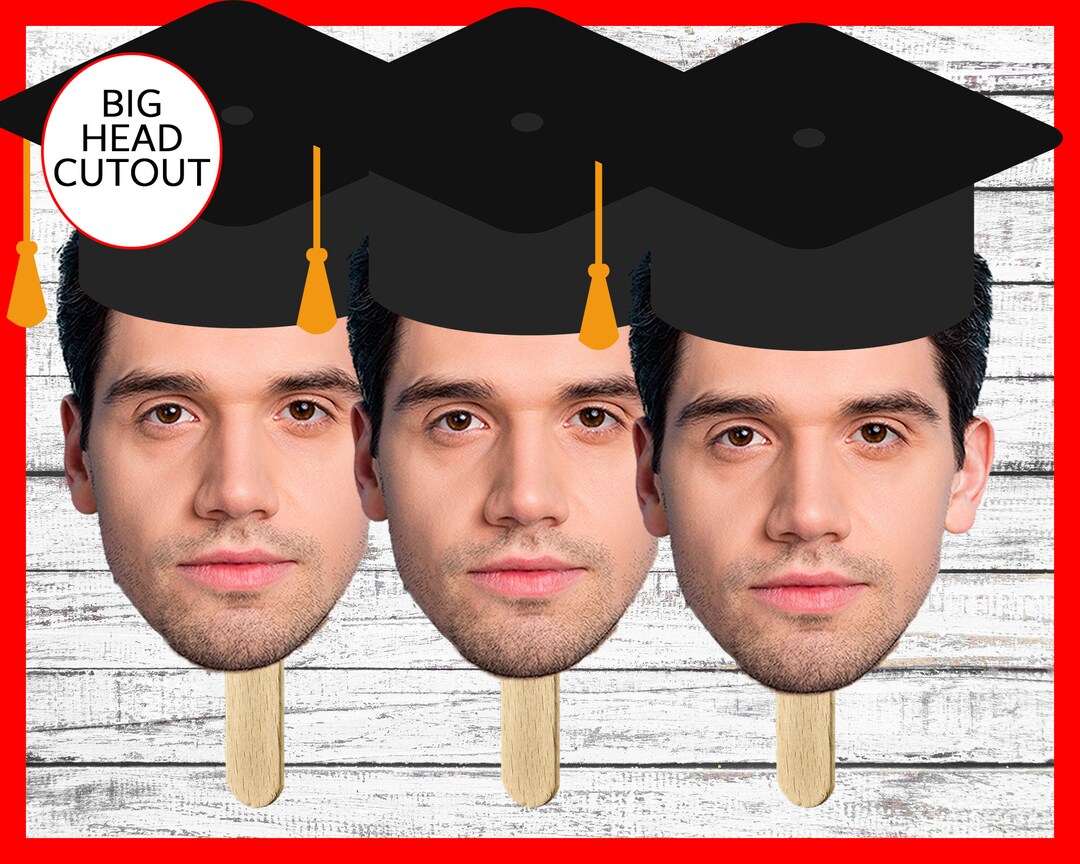 Personalized Big Photo Face Sticks for Parties, Events & Celebrations ...