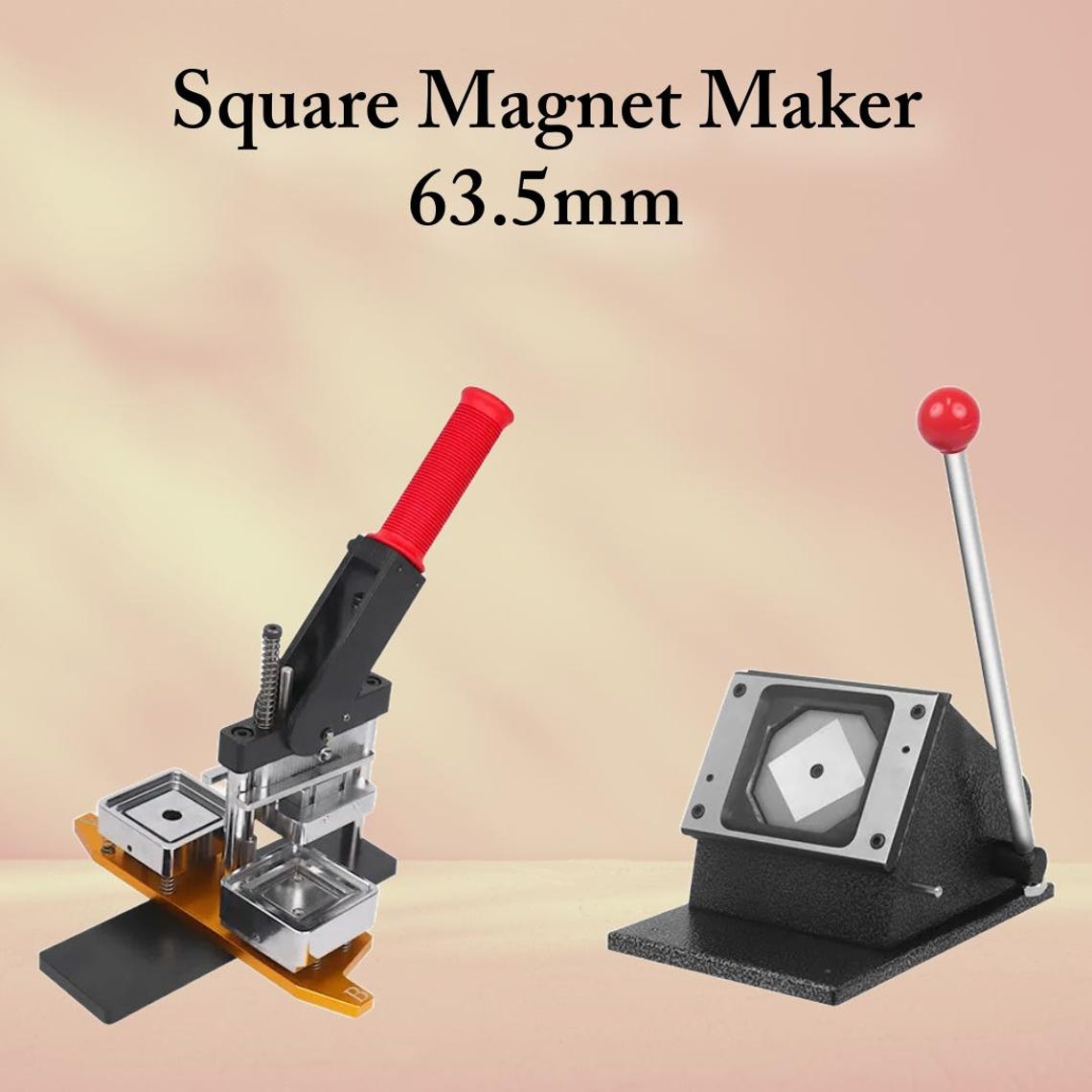 2.5 X 2.5" Rectangle Magnet & Badge Maker Kit – Professional Magnet ...