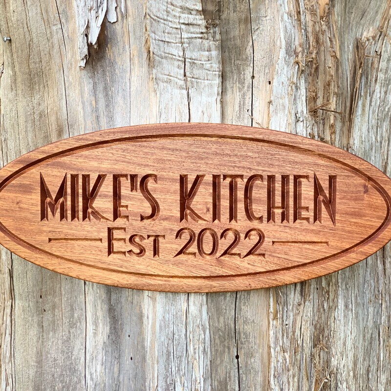 Wooden Kitchen Sign - Etsy