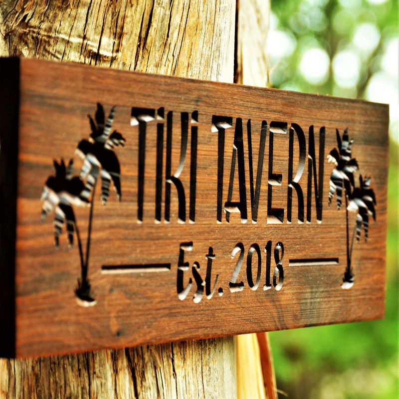 Tiki Signs - Etsy