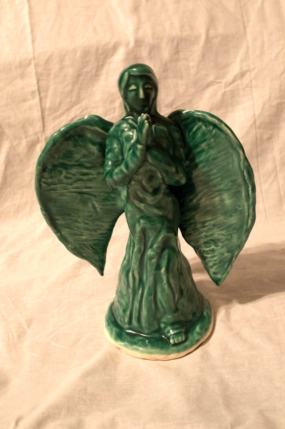Handmade Ceramic Angel Sculpture Ceramic Angel Figurine - Ceramic Angel ...