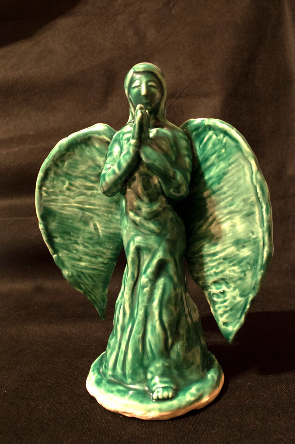 Handmade Ceramic Angel Sculpture Ceramic Angel Figurine - Ceramic Angel ...