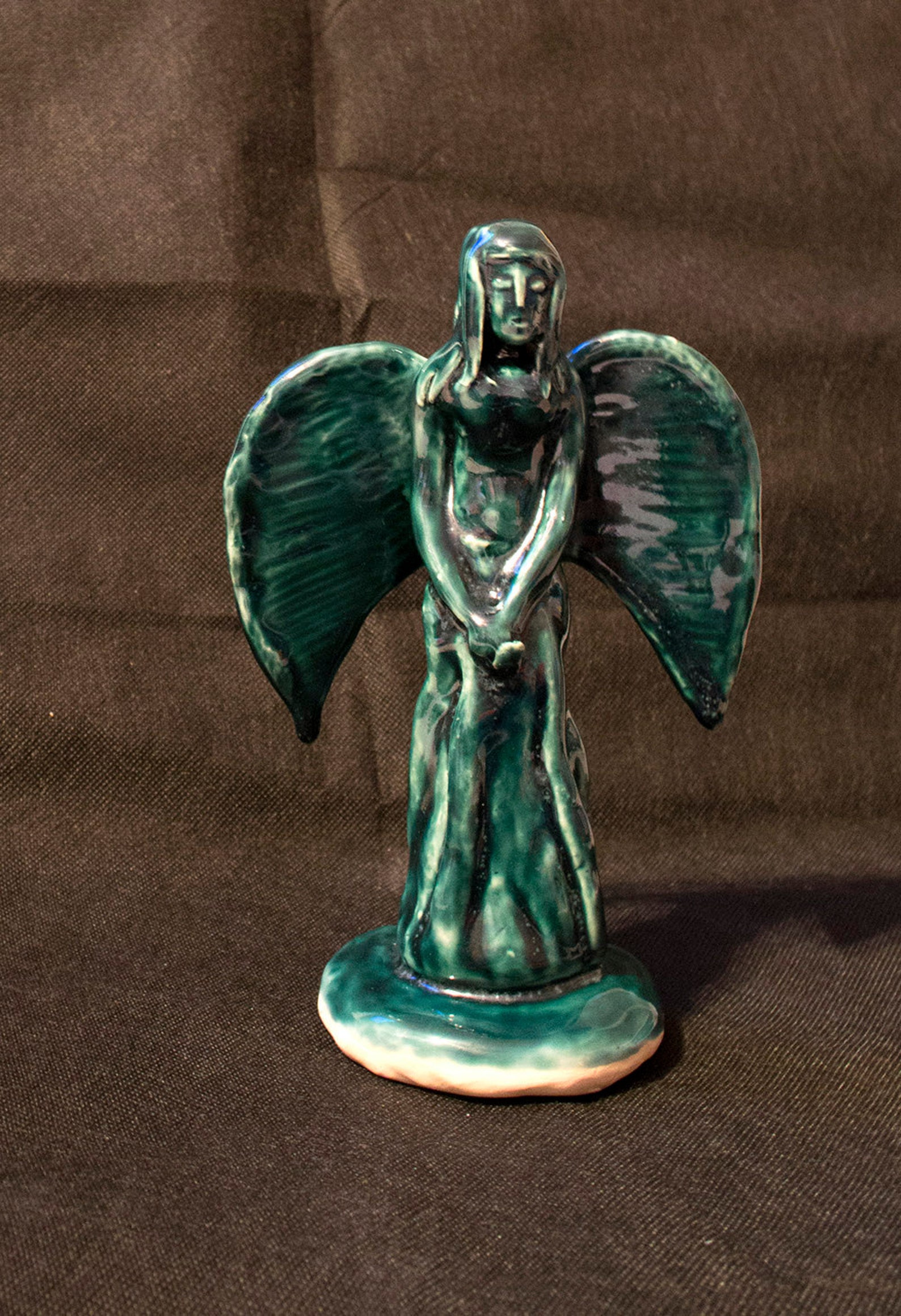 Handmade Ceramic Angel Sculpture Ceramic Angel Figurine Praying Angel ...