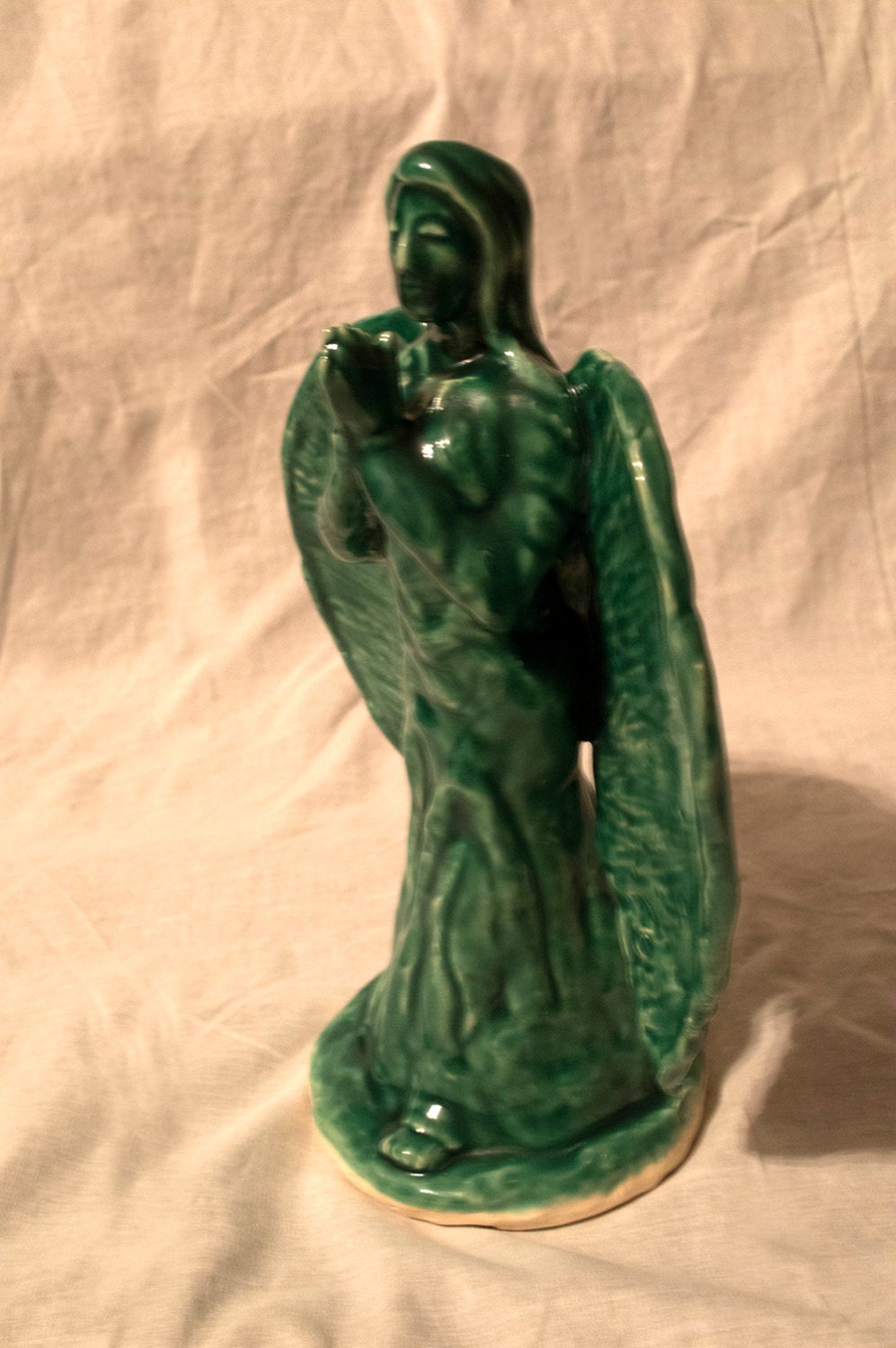 Handmade Ceramic Angel Sculpture Ceramic Angel Figurine - Ceramic Angel ...