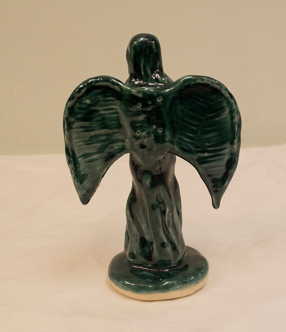 Handmade Ceramic Angel Sculpture Ceramic Angel Figurine Praying Angel ...