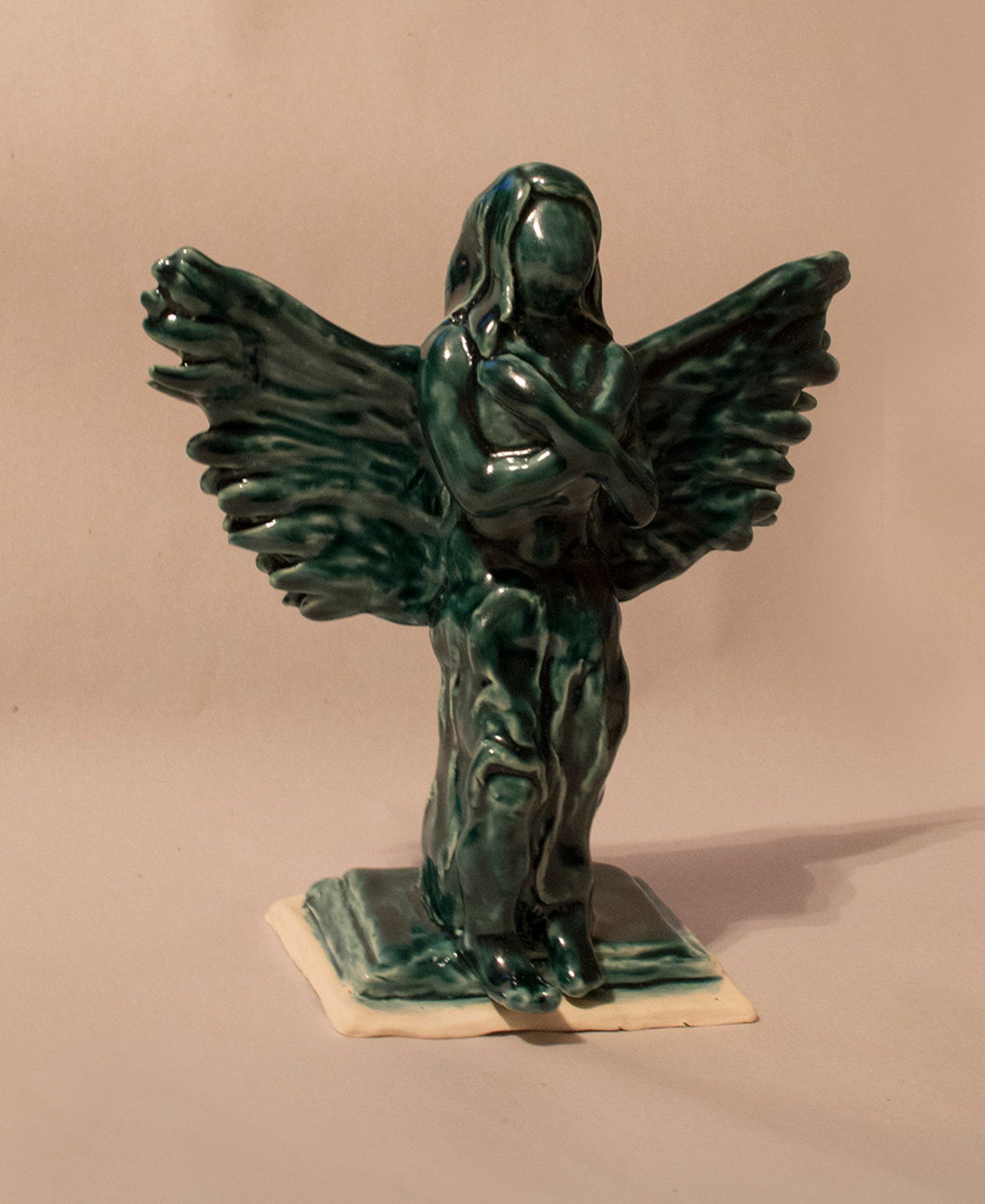 Handmade Ceramic Angel Sculpture Ceramic Angel Figurine Jade Angel, # 1 ...