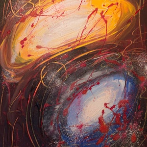 Acrylic Abstract Painting - 24 X 18 Canvas Painting, Wall Art, Home ...