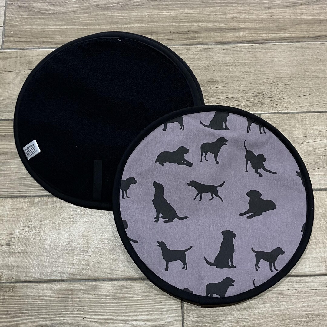 Handmade Pair of Black Labrador Aga Hob Topper Covers Dogs Labs Steel ...