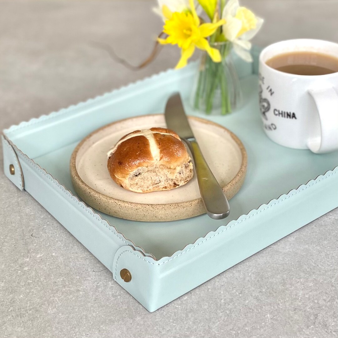 Tray Handmade Scallop Easter Recycled Leather - Etsy UK