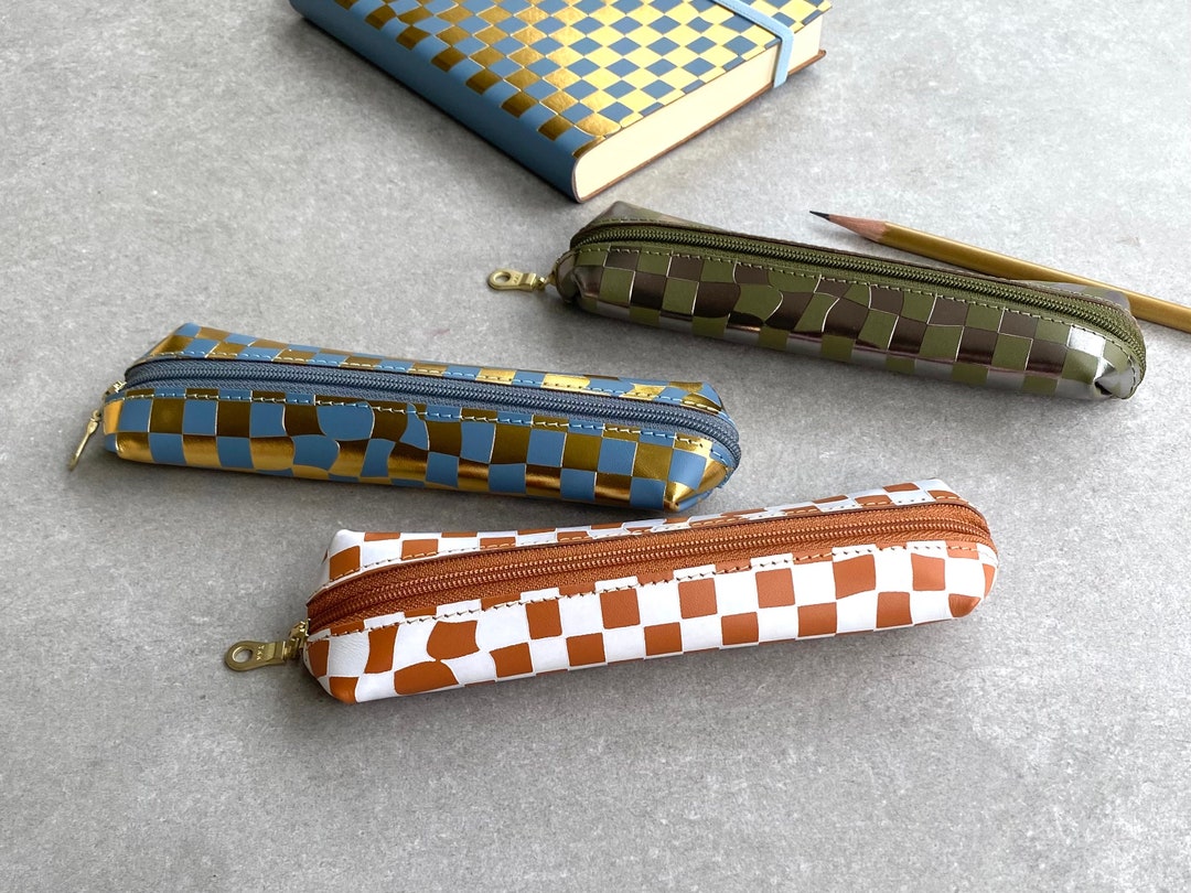 Checkerboard Pen Case - Etsy