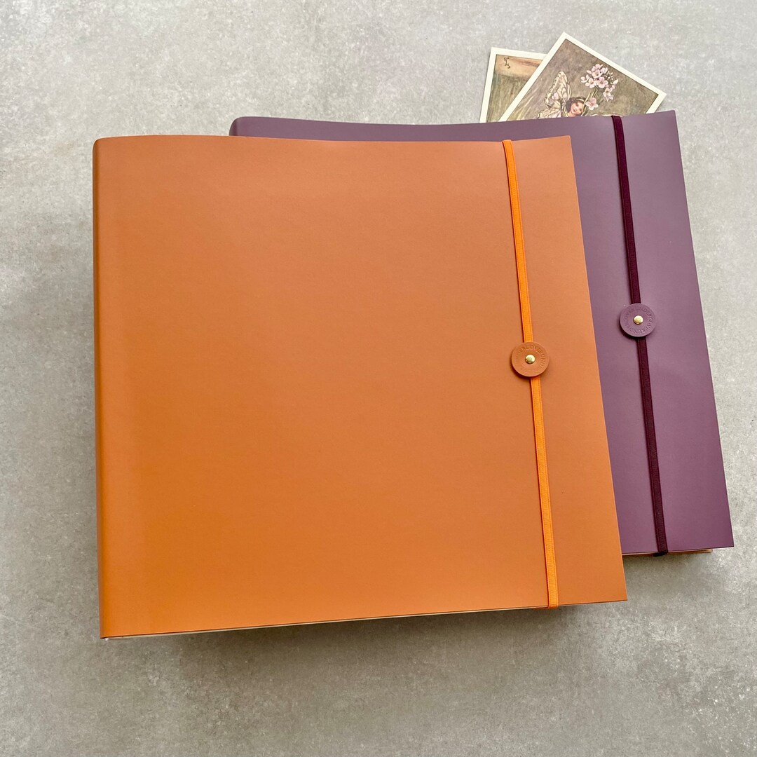 Jumbo Recycled Leather Photo Album in 25 Colours - Etsy