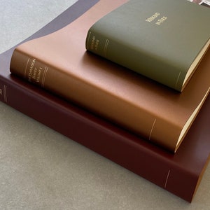 Spine Personalised Photo Album Recycled Leather - 28 Colours - Etsy