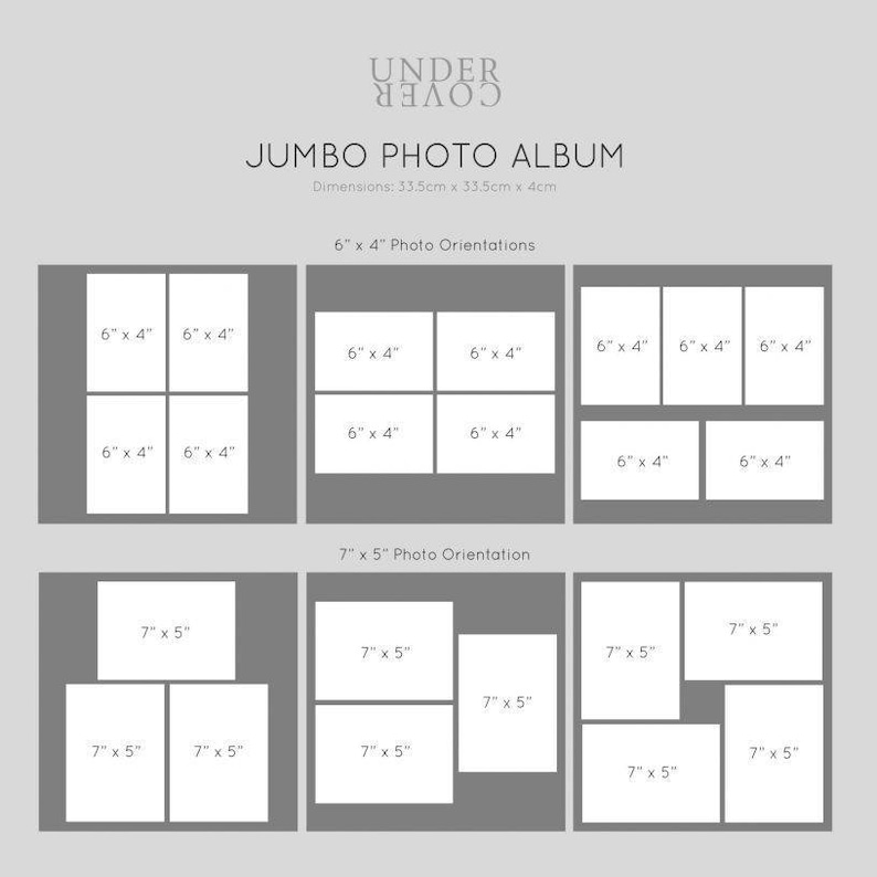 Personalizado boda foto álbum Jumbo tamaño en 37 colores | Etsy