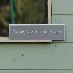 All Weather Large Rectangular Metal Sign - Etsy UK