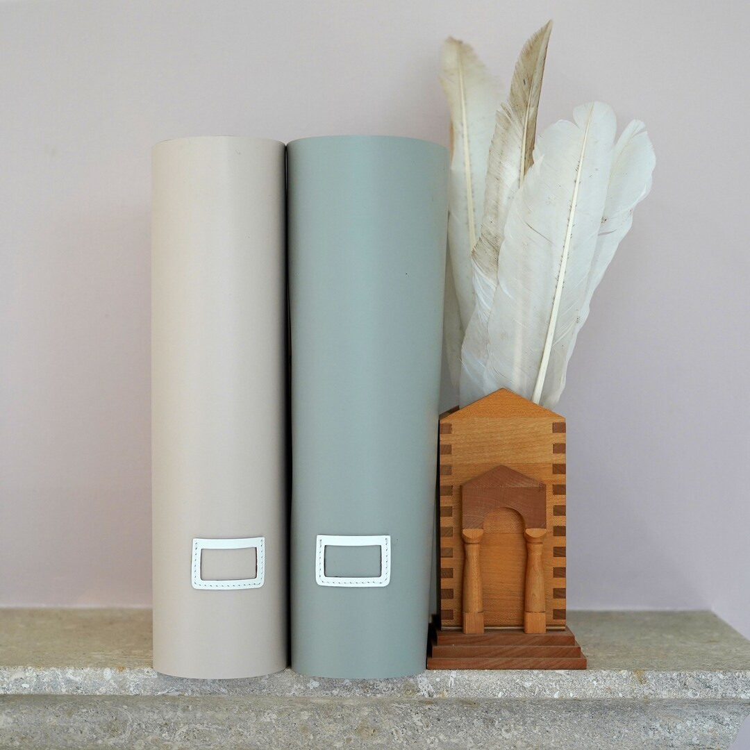 Organise in Style – A4 Recycled Leather Lever Arch File With Frame ...