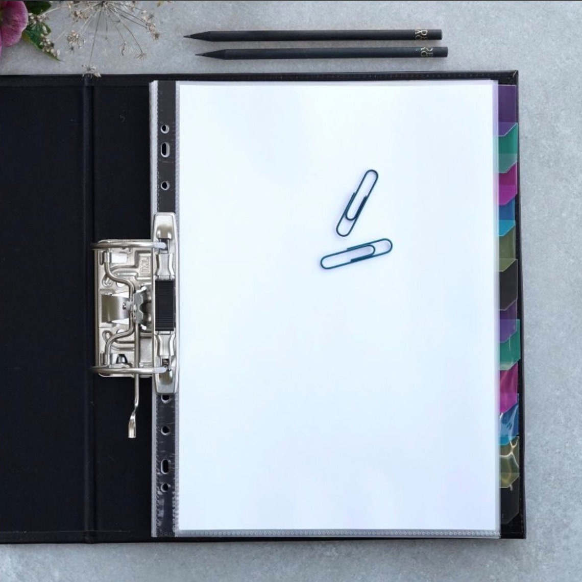 Personalised Hardback Leather Lever Arch A4 Ring Binder - Etsy UK