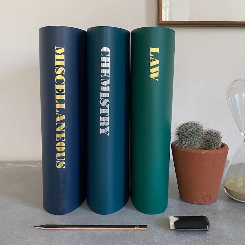 Personalised Binder Recycled Leather A4 Ring Binder In 29 | Etsy