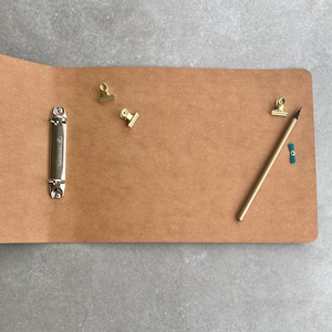 A4 Ring Binder Folder Recycled Leather Landscape - Etsy