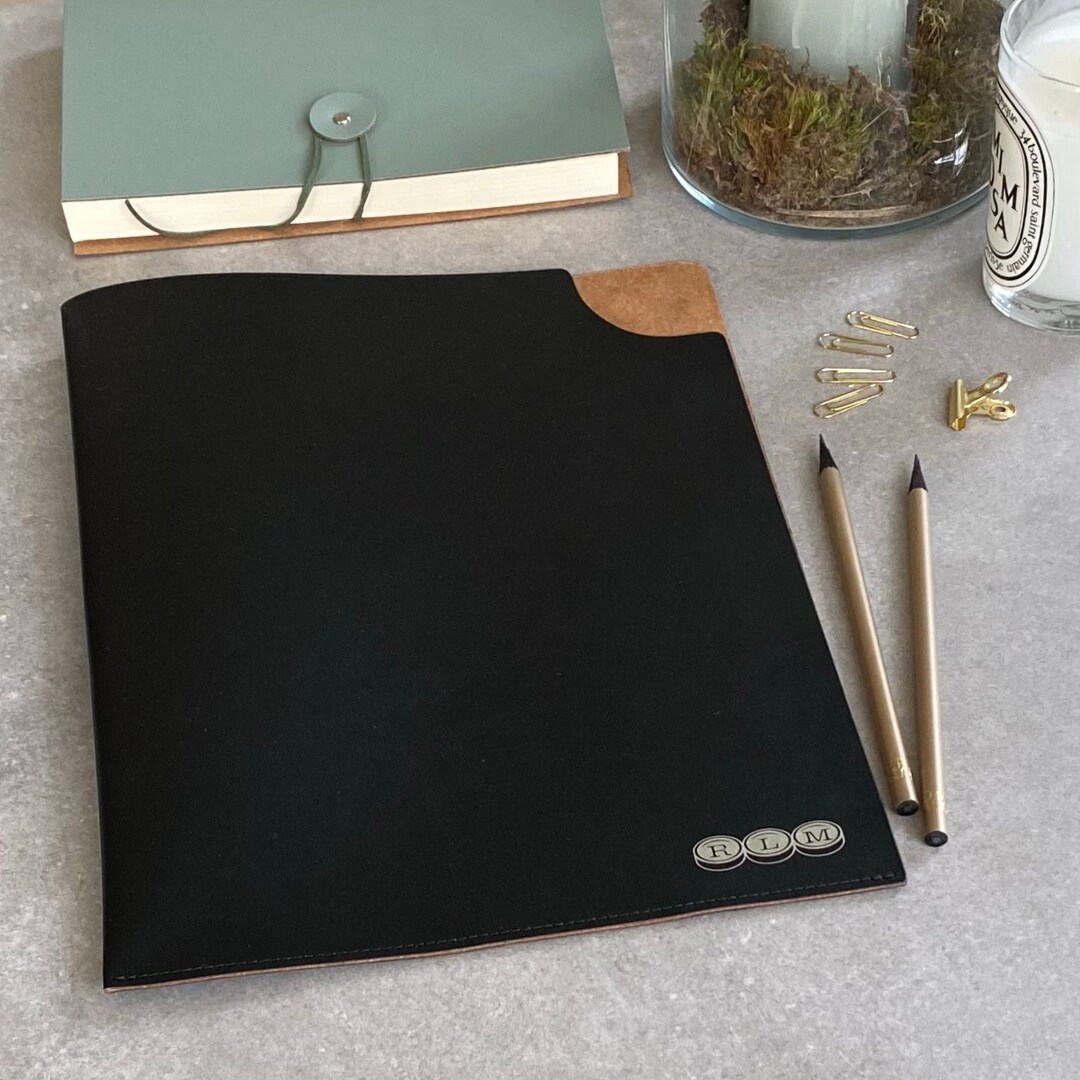 Document Cover Paper Sleeve File- Recycled Leather - Etsy UK