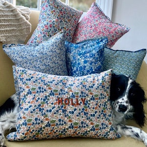 Liberty Pillow Cushions Embroidered Your Custom Wording - Etsy UK