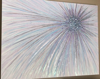 Glitter wall art | Etsy