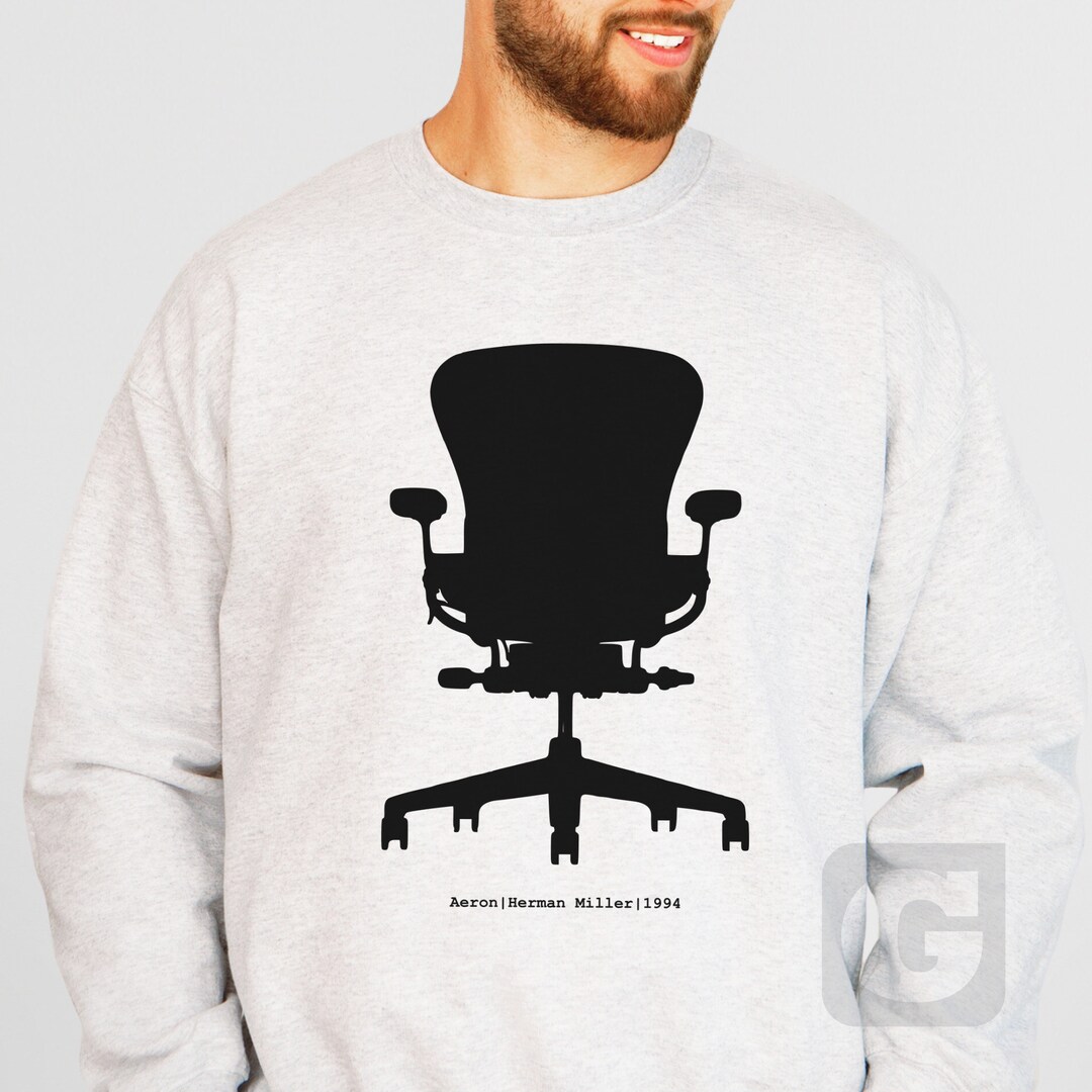 Aeron Chair Design Sweatshirt Iconic Herman Miller Shirt Art Lover ...