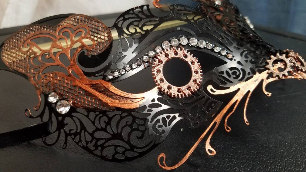 Steampunk Cat Mask Made to Order Clockwork Fox Mechanical | Etsy