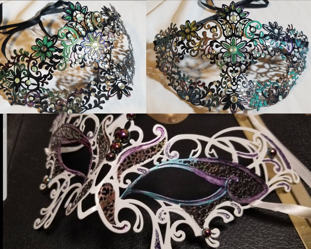 Color-changing Fae Garden Mask Butterfly Labyrinth Goblin Masquerade ...