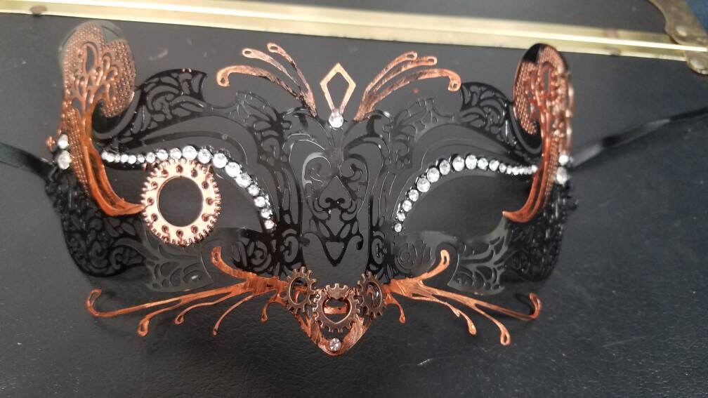 Steampunk Cat Mask Made to Order Clockwork Fox Mechanical | Etsy