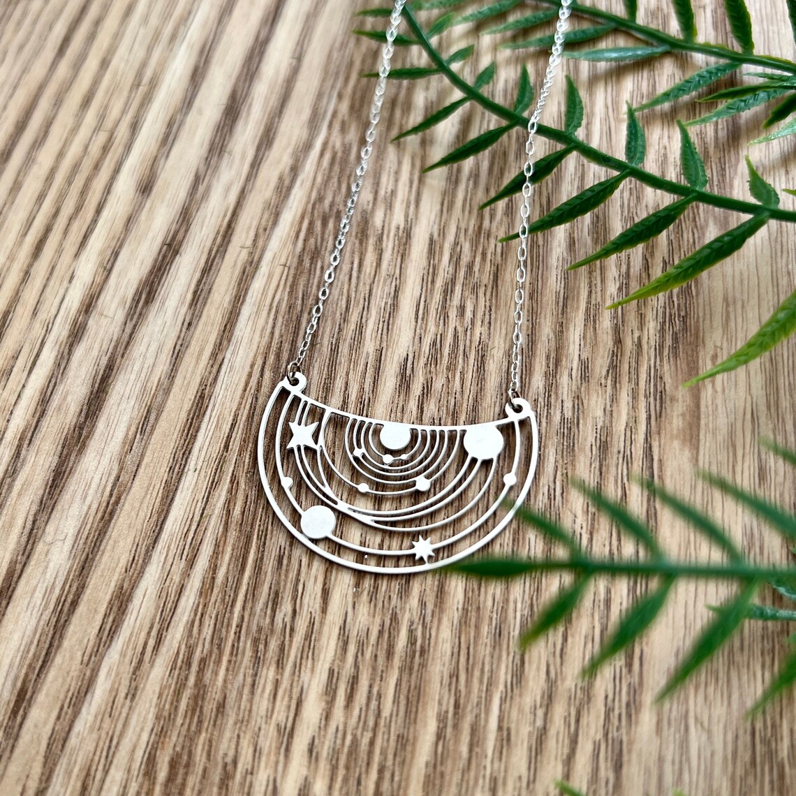 SOLAR SYSTEM NECKLACE Astronomy Jewellery Space Jewellery - Etsy