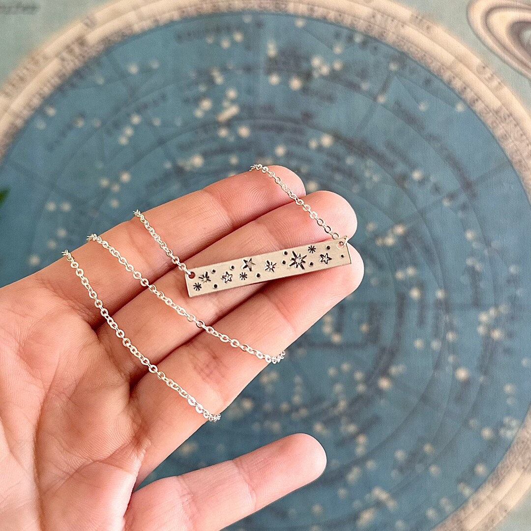 COSMOS | Stamped Jewellery - Astronaut Necklace - Astronomy - Celestial ...