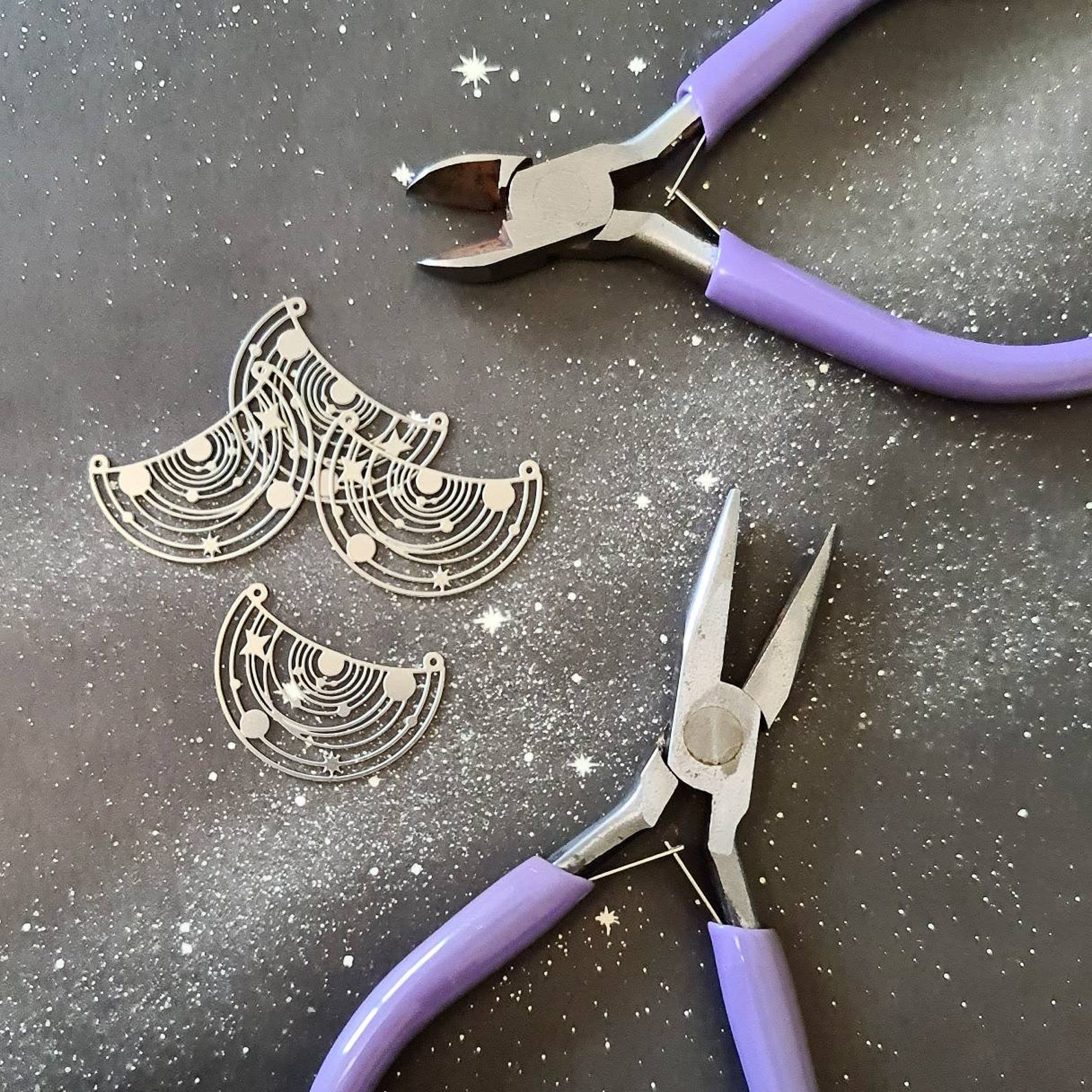 SOLAR SYSTEM NECKLACE Astronomy Jewellery Space Jewellery - Etsy