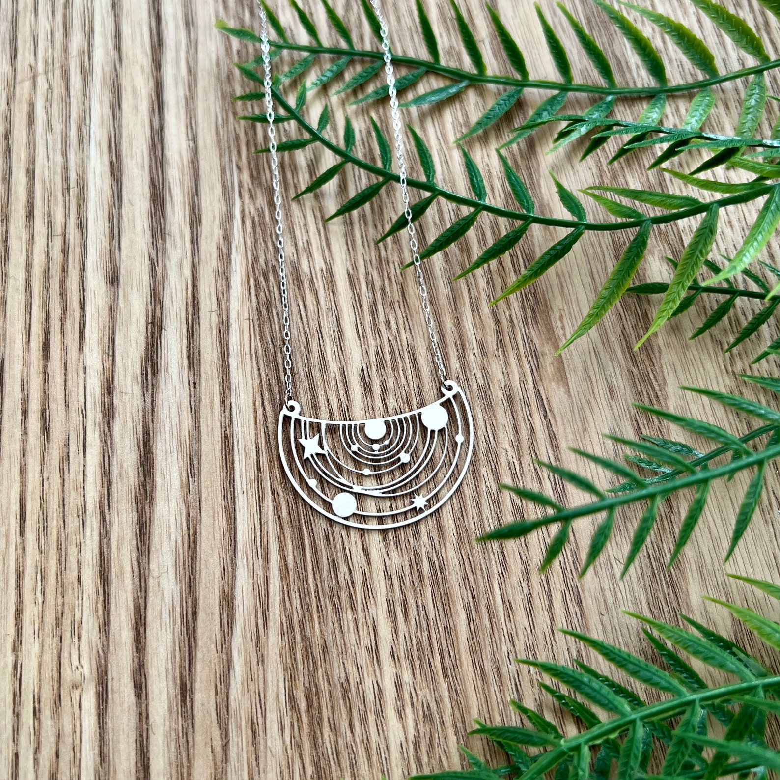 SOLAR SYSTEM NECKLACE Astronomy Jewellery Space Jewellery - Etsy