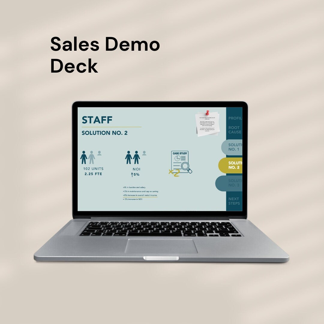 Sales Demo Deck - Real Estate Investment Pitch, Sales Demonstration ...