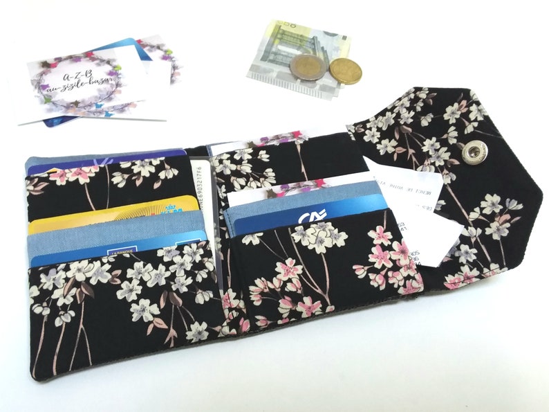 Customizable Japanese Women's Wallet in Cotton and - Etsy
