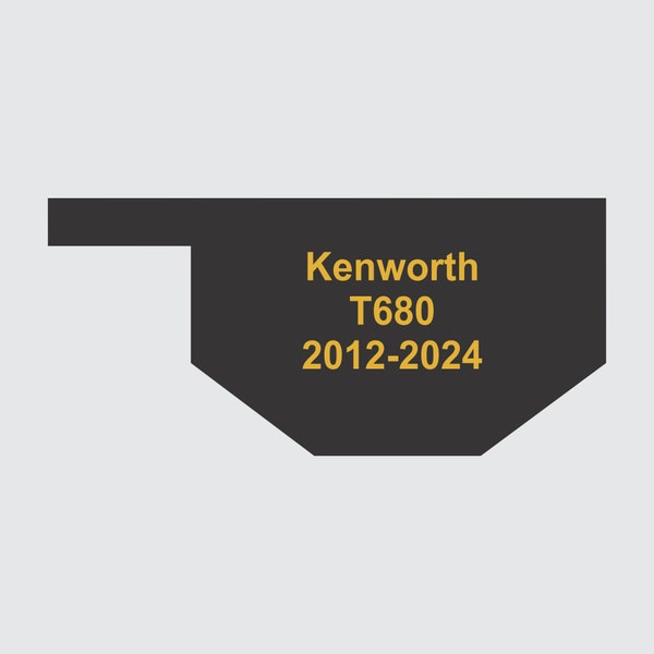 Semi Truck Kenworth T680 Svg - Etsy