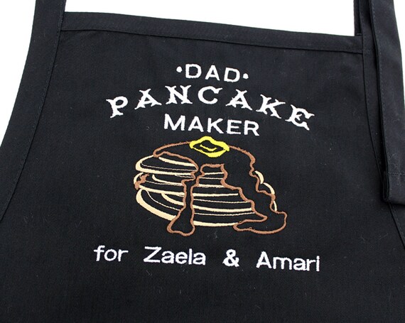 Dad or Grandpa Pancake Maker Apron Dad Pancake Apron | Etsy
