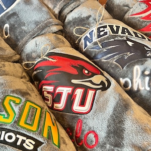 ANY College Name on the SOFTEST Custom Blanket | Graduation Gift | Your ...