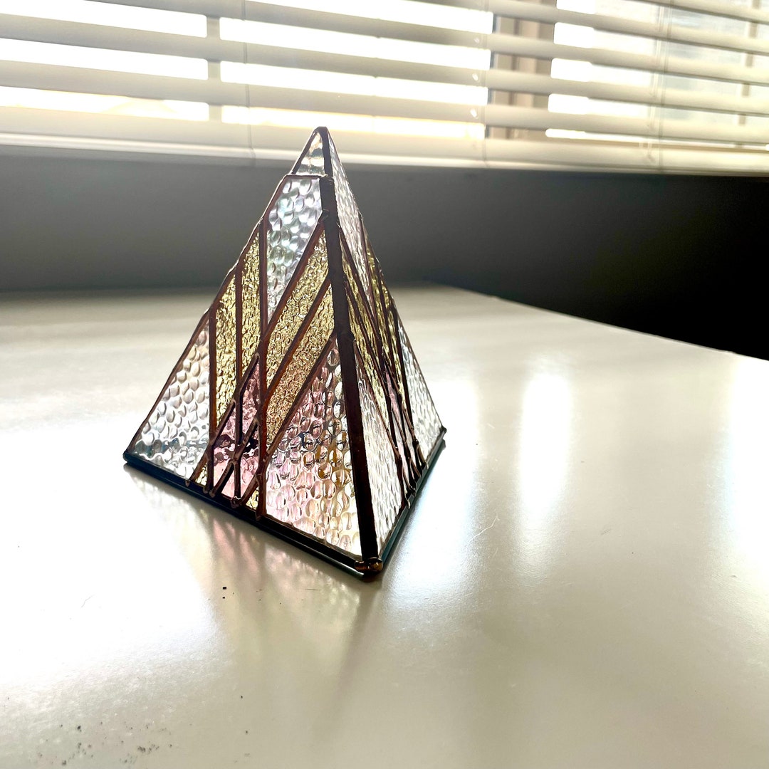 6" 3 Panel Pyramid - Etsy