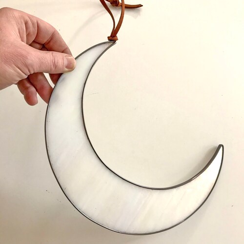 Stained Glass Moon Phases Decor for Window Celestial Decor - Etsy