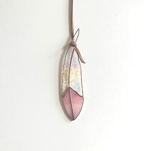 Stain Glass Feather - Etsy