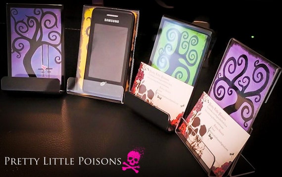 Items similar to Custom Painted Tim Burton Inspired Tree Silhouette ...