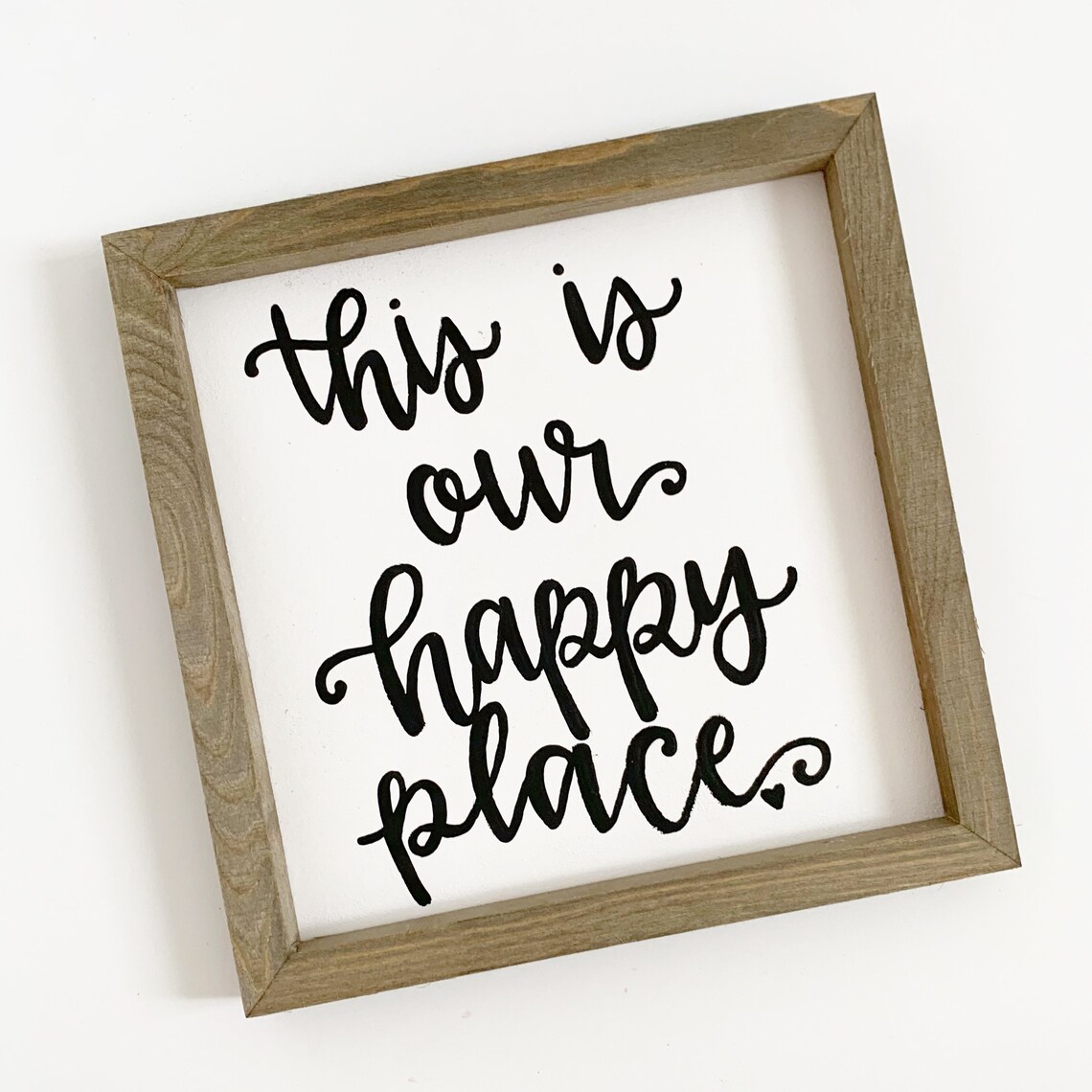 This Is Our Happy Place Sign Living Room Wall Decor | Etsy