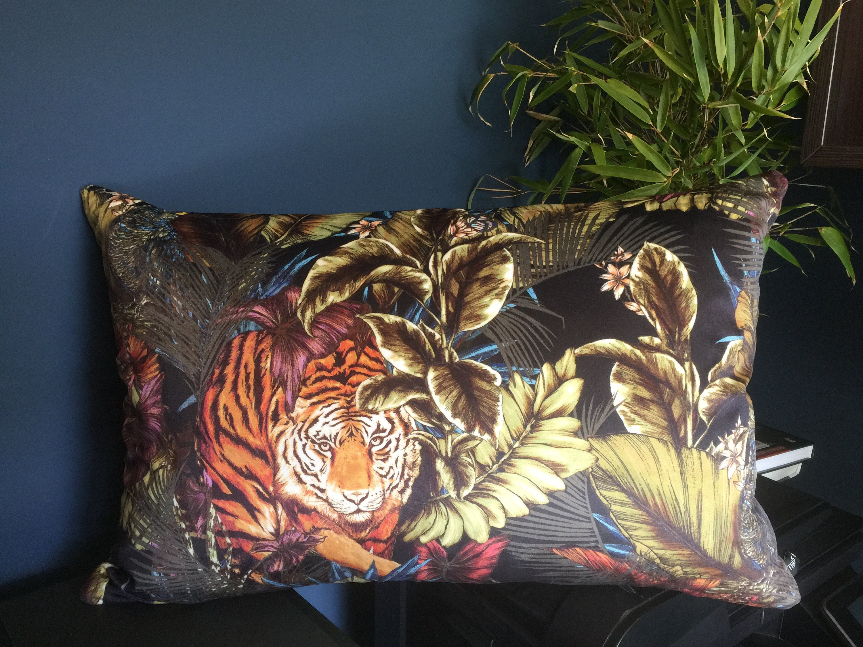 Tiger Cushion/luxury Exotic Cushion/tiger Print - Etsy UK