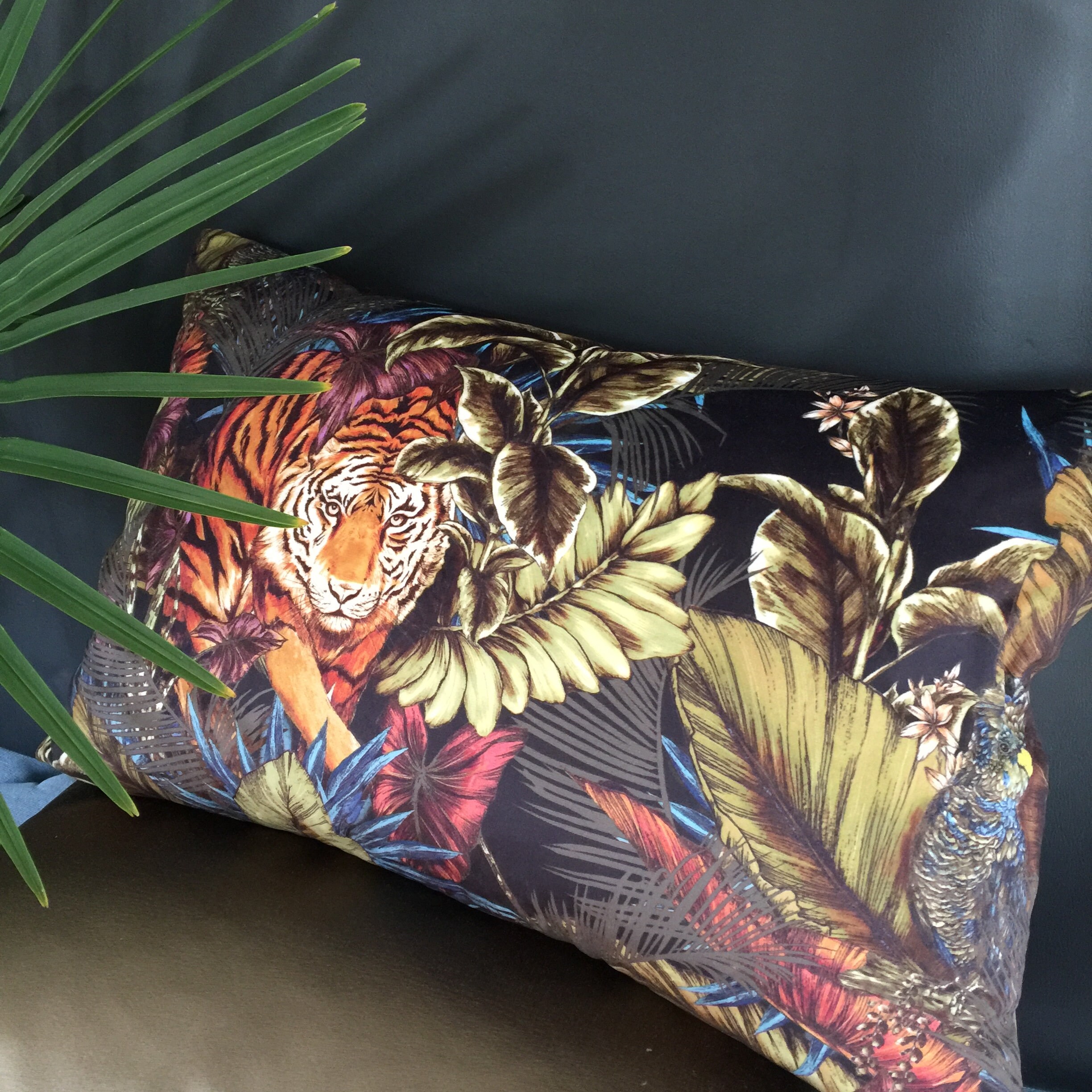 Tiger Cushion/luxury Exotic Cushion/tiger Print - Etsy UK